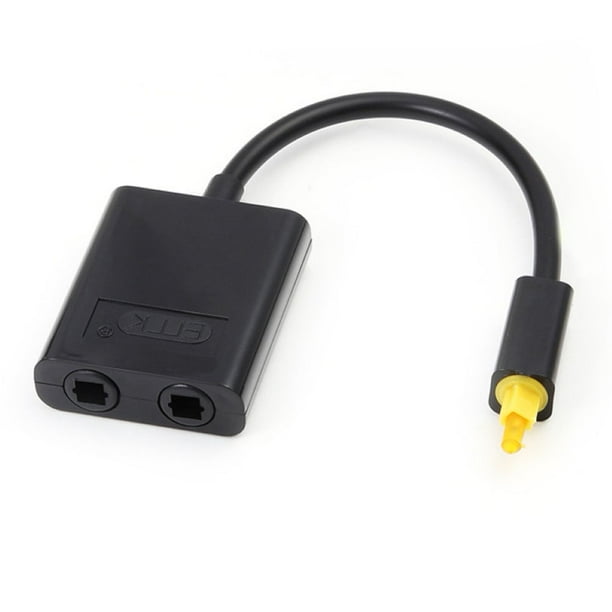 EIMELI ENK 1 in 2 Out Digital Optical Audio Splitter Adapter Cable for ...
