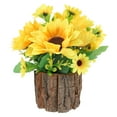 1Pack Durable and Stable Natural Wood Flower Pot Ideal for Friends Who ...