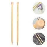 ROSENICE 1 Pair of Knitting Needles Wooden Knitting Tools Knitting Rods ...