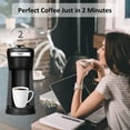 Walmart 2 in 1 Coffee Maker for K Cup Pods & Ground Coffee, Fast ...