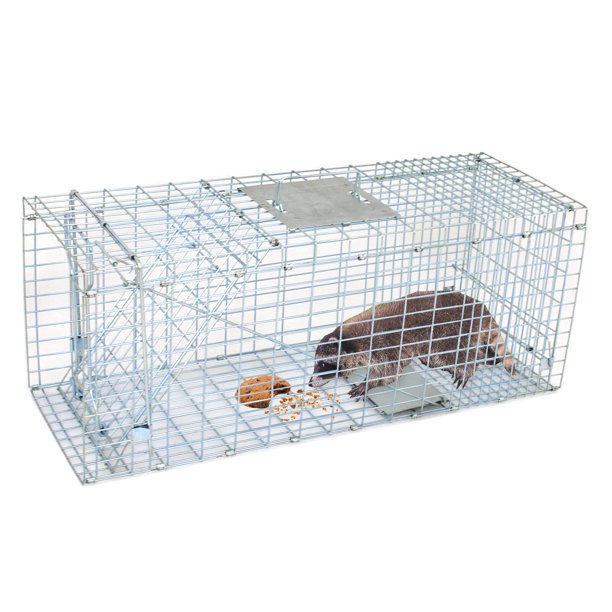 SuperDeal 32" Animal Trap Humane Capture Steel Cage or Rodent Control ...