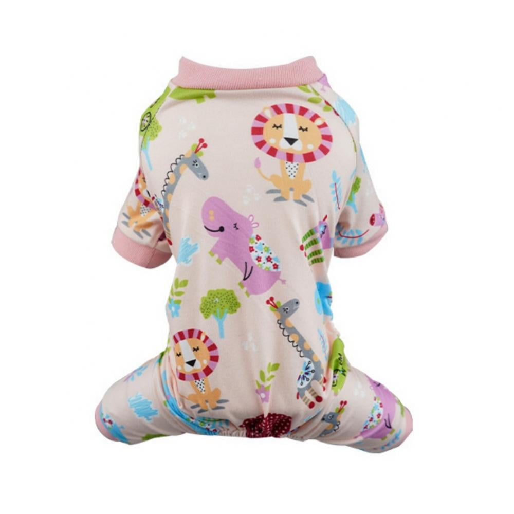Xmarks Dog Pajamas Stretchable Dog Jumpsuit 4 Legs Strip PJS Pet Puppy ...