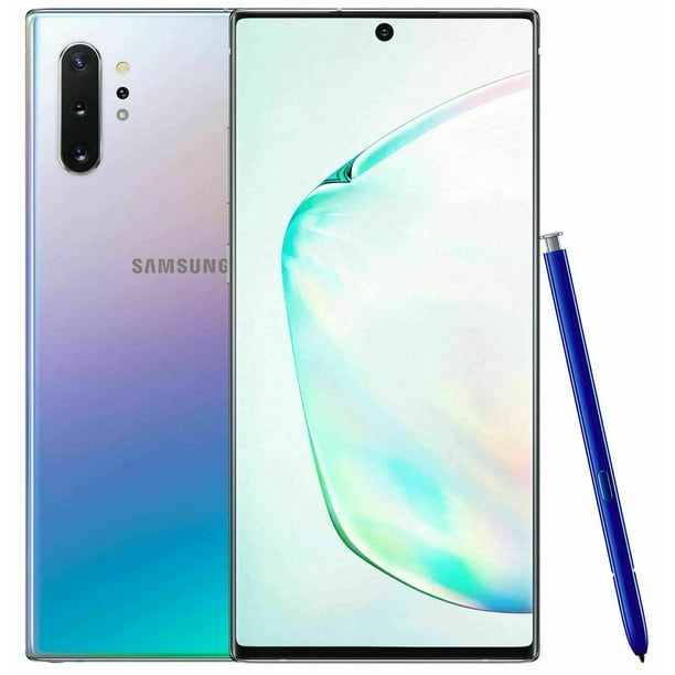 Restored Samsung Galaxy Note 10+ Plus (Aura Glow) Factory Unlocked ...