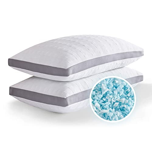Click here for Meoflaw Cooling Pillows Queen Size Set Of 2 shredd... prices