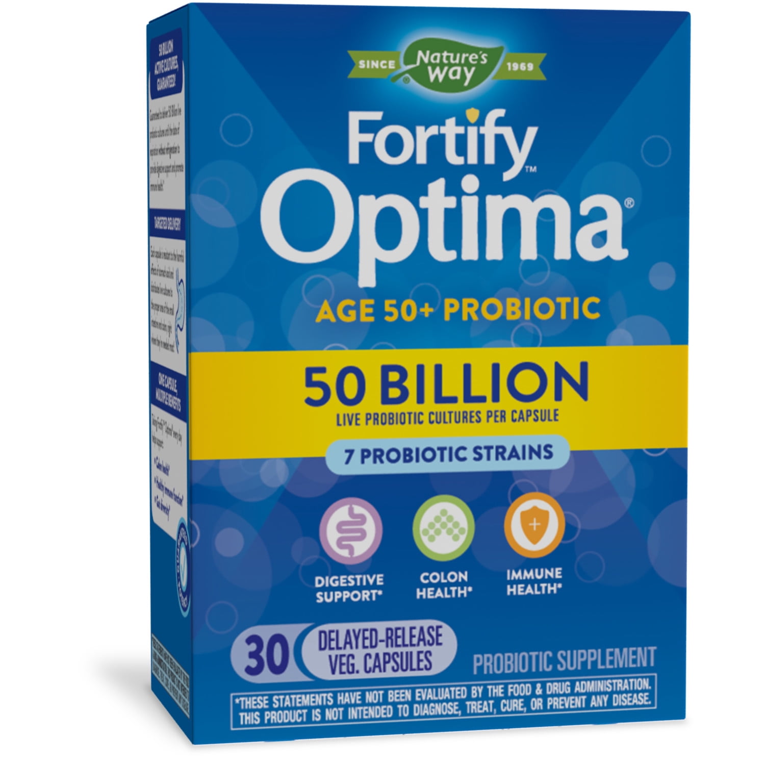 Nature's Way Fortify™ Optima® Optima Adult 50+ Daily Probiotic, 50 ...