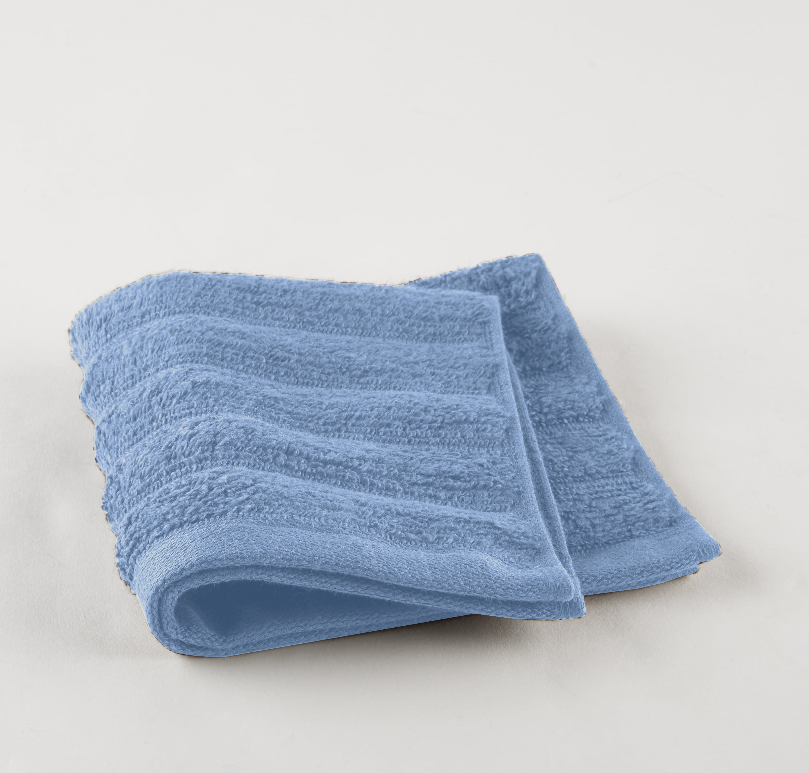 Mainstays Performance Textured Wash Cloth - Blue Linen - Walmart.com