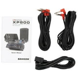 Samson Expedition XP800 800 Watt 8" PA DJ Speakers+Mixer+Lavalier Mic ...