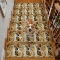 Autumn Leaves Stair Treads Non Slip for Steps Botanical Rustic Brown ...