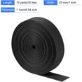 Flat Nylon Webbing Strap 1 Inch 10 Yards Black for Backpack, Luggage ...