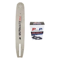 12" Chainsaw Bar & Full Chisel Chain Combo 3/8" LP .050" 45DL Fits 3005 ...