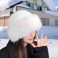 TELOLY 2026 New Cossack Hat Russian Hat Women Thick Winter Faux Fur Hat ...
