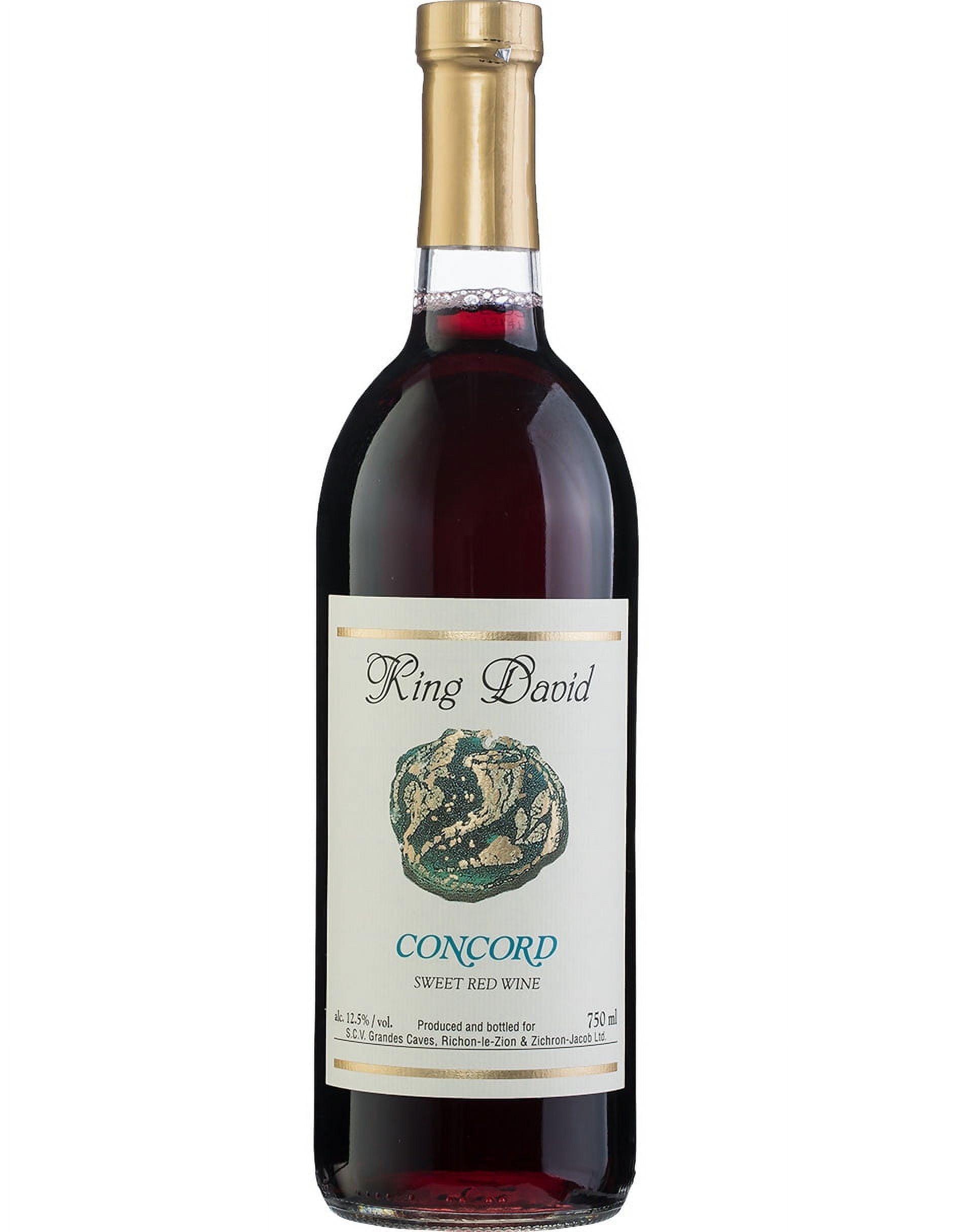 Vino Tinto Kosher King David Concord Israel 750 ml King David King ...