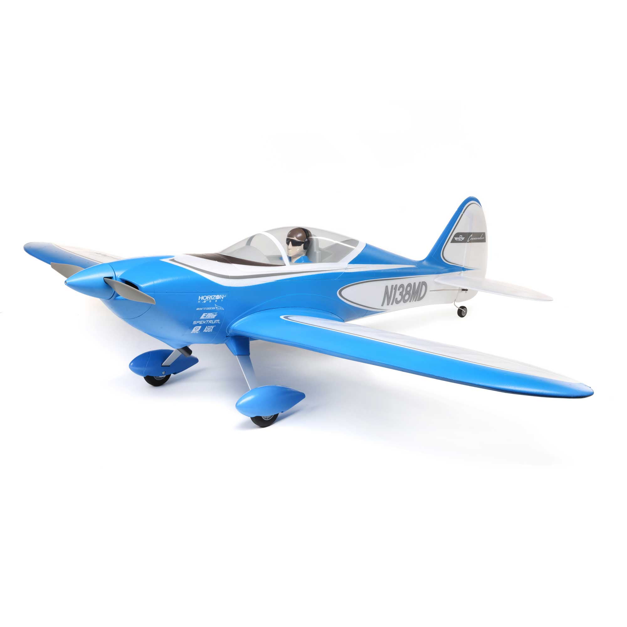 E-flite RC Airplane Commander mPd 1.4m PNP Receiver Transmitter Battery ...