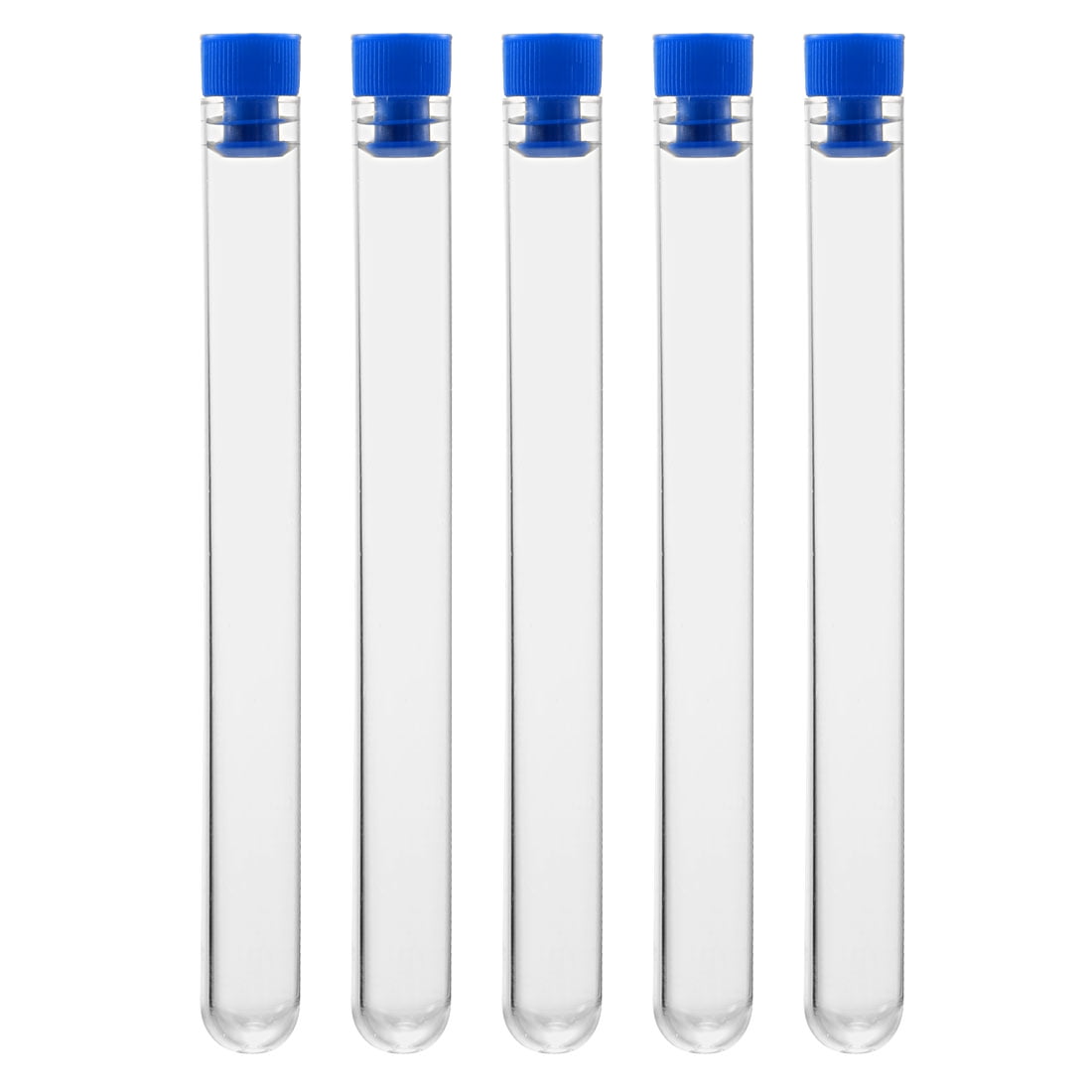Uxcell 16x150mm Polystyrene Round Bottom Centrifuge Test Tubes Blue 20 ...