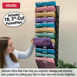 Ultimate Office 12 Tier Mesh Wall File Holder, Multipurpose Rack with ...