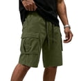 Cargo Shorts for Men Relaxed Fit Wide Leg Classic Work Shorts Outdoor ...