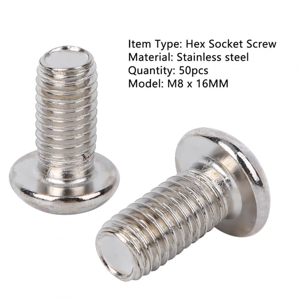 Hex Socket Screw, Lightweight Mushroom Head Screw, Semi-Circular for ...