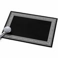 2x3 Black Greece Key Small Area Rug for Entryway, Washable Non Slip Low ...