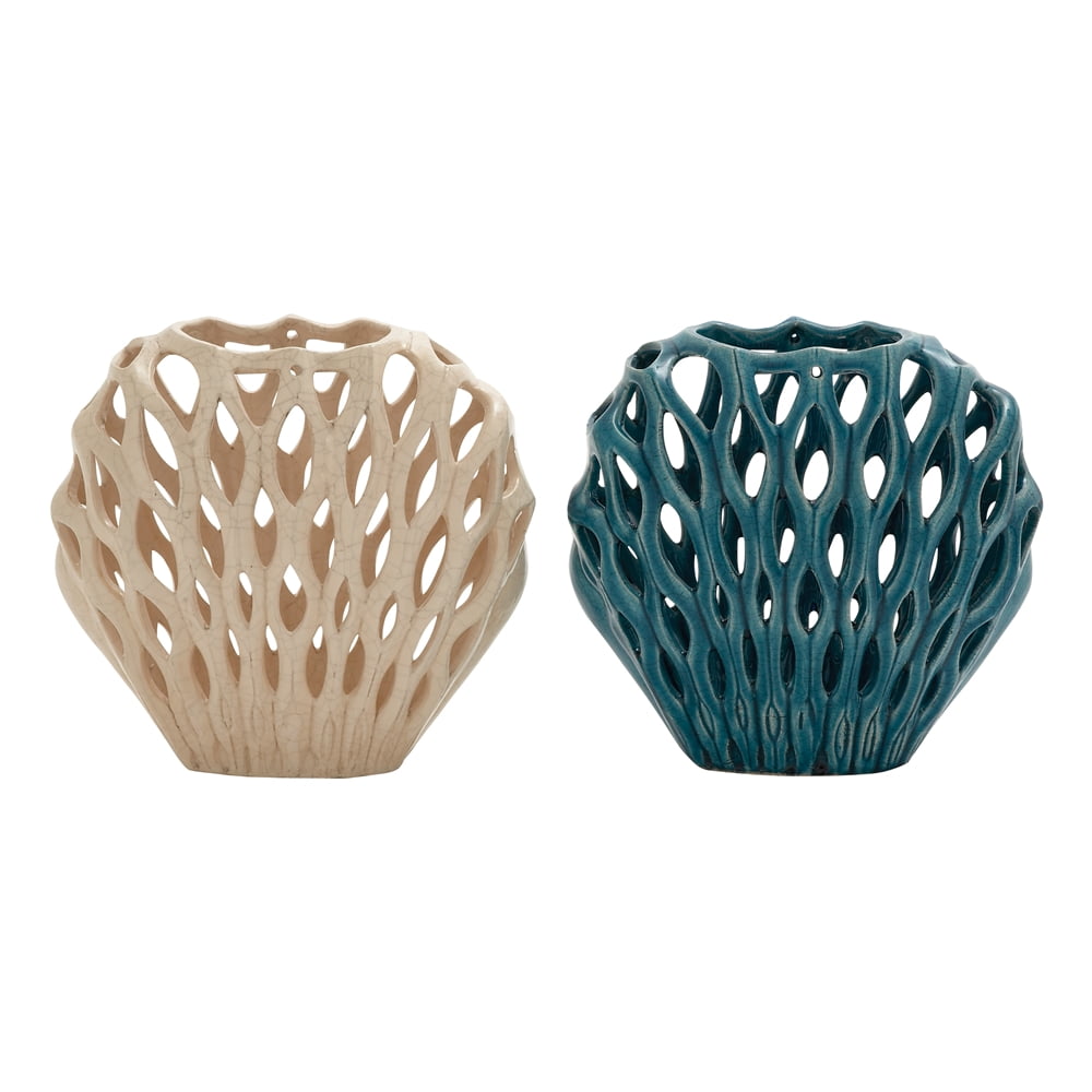 Unique Ceramic Shell Vase 2 Assorted - Walmart.com
