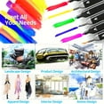 172 Pieces Dual Tip Art Markers Chisel & Fine Point Sketch Pens for ...