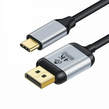 Mrocioa USB C to DisplayPort Cable, 6ft, 4K@60Hz, Nylon Braided, Plug ...