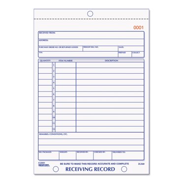Rediform, RED57151, Texhide Cover Record Books with Margin, 1 Each ...