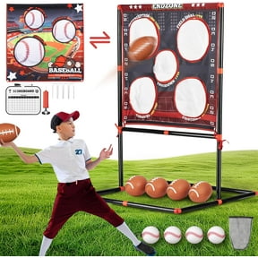 Jumbo Outdoor Inflatable Pizza Toss Game for Kids & Families, Large 4 ...