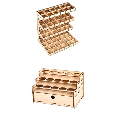 Wooden Paint Rack,Paint Rack Stand Holder,Revolving Paint Storage Rack ...