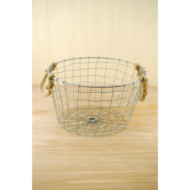 Wire Basket Round 10 x 6in. 10in. Wide Basket - Walmart.com