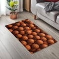 Basketball Sport Door Mat 20x31.5 Inch Brown Ball Gaming Sport ...