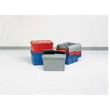 Orbis Attached Lid Container,Blue,Solid,HDPE FP261 Blue - Walmart.com