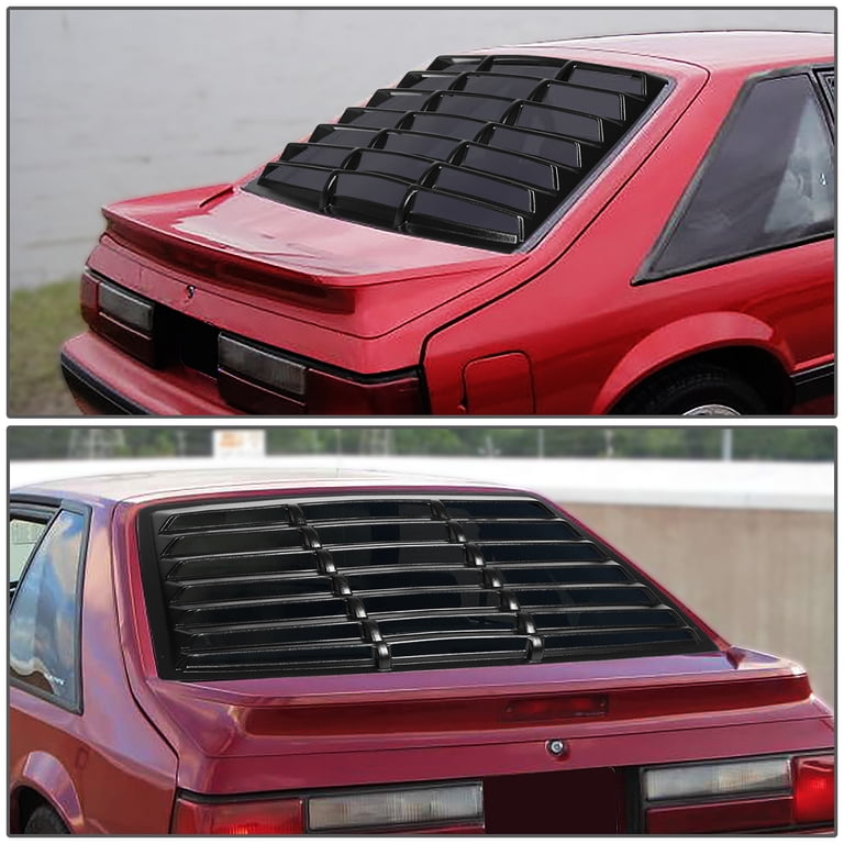 Ford Mustang Windshield Sun Shade ABS Plastic Louver KUAFU Rear Window ...
