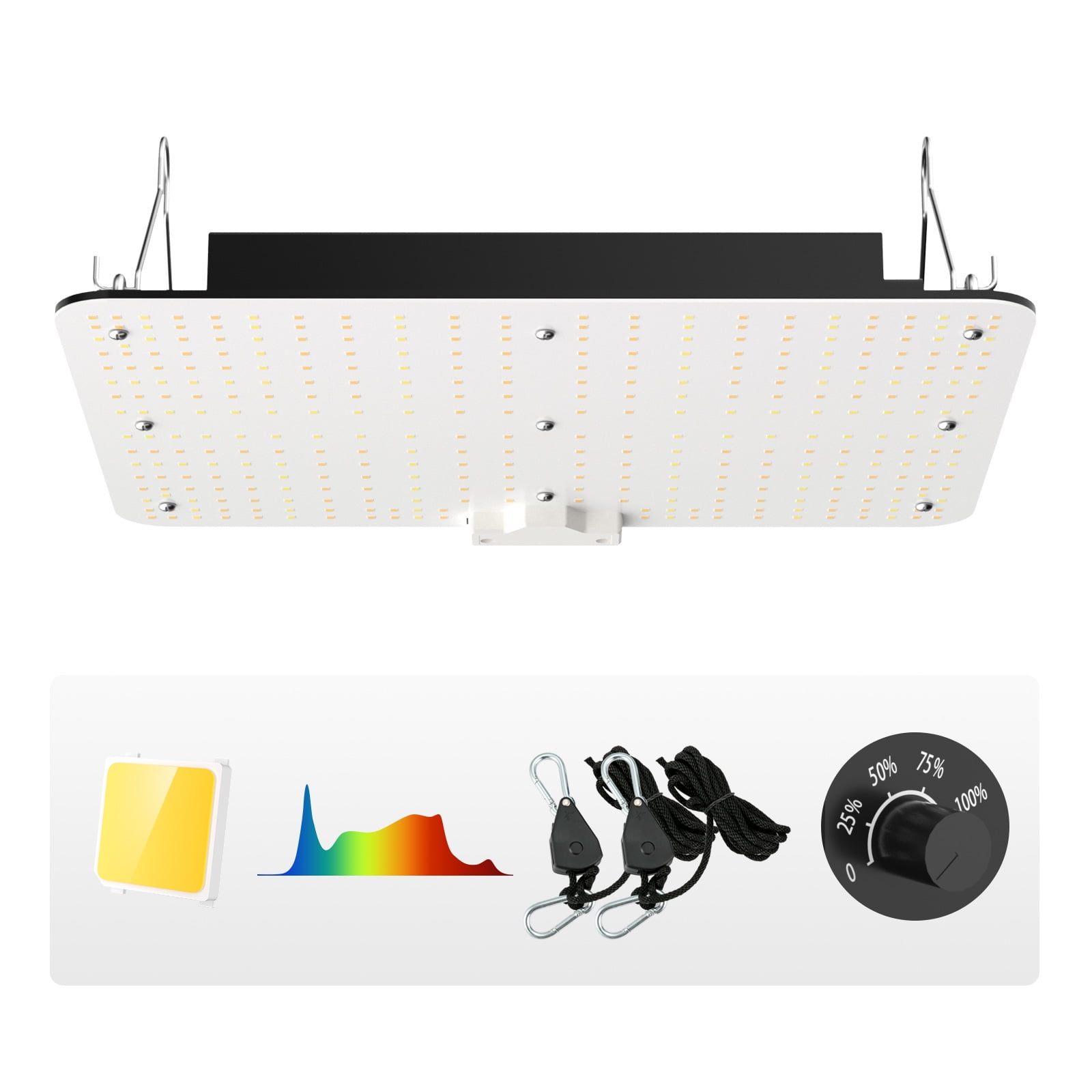 BENTISM 150W LED Grow Light Samsung 281B+PRO Chips Greenhouse Growing ...