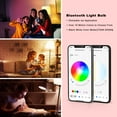 PHOPOLLO Smart LED Bulbs, Bluetooth, App Control, RGB, A19 9W E26, 6 Pack - Walmart.com