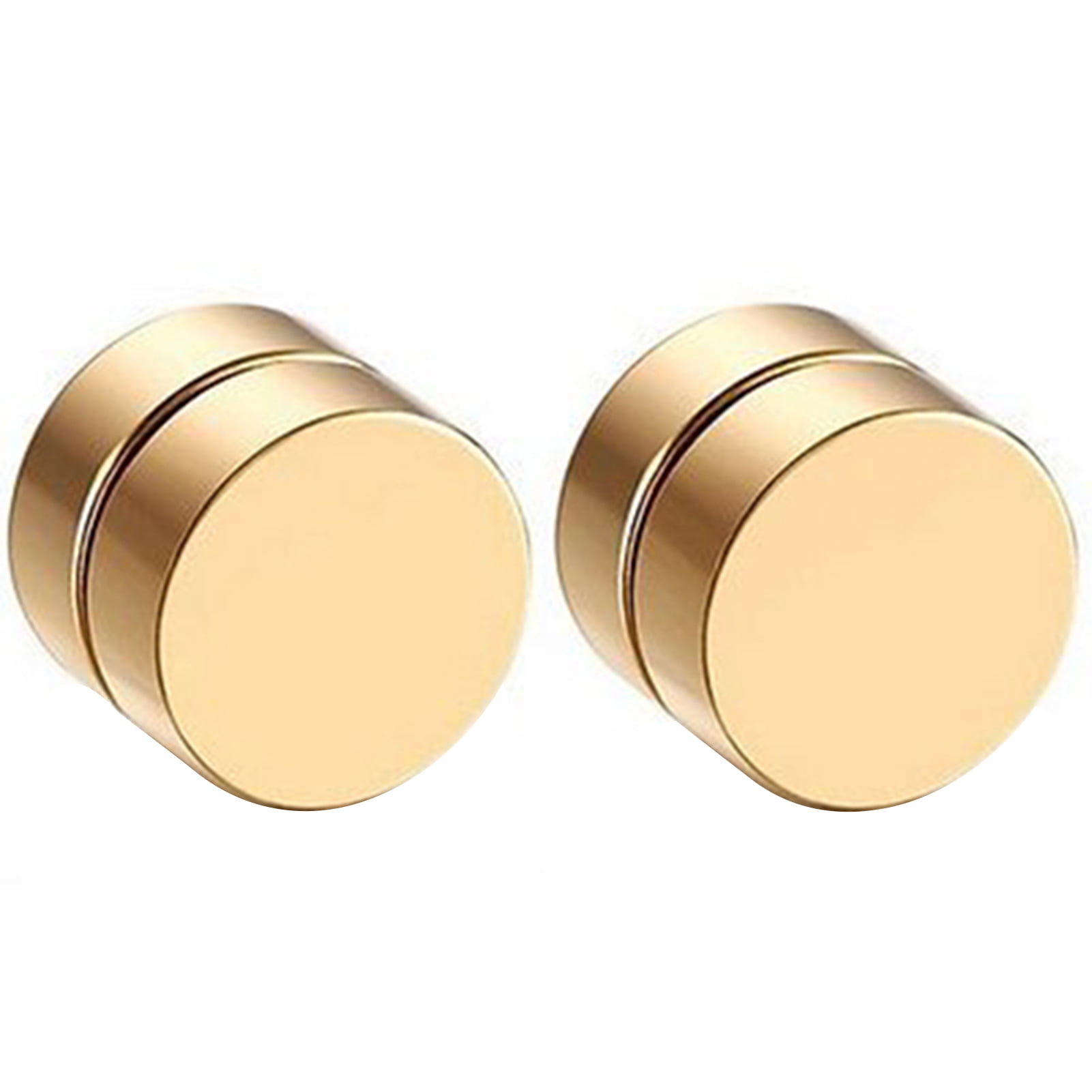 Opolski Earrings Cool Anti-rust Punk Style Non Piercing Magnetic Men ...