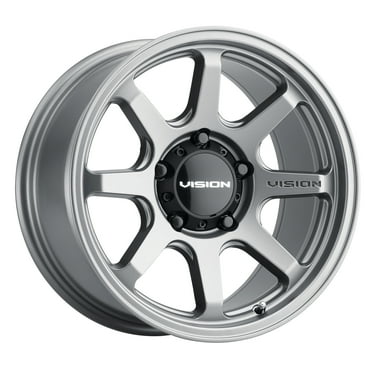 17x9 Vision 351 Flow Satin Grey Wheel 8x170 (0mm) - Walmart.com