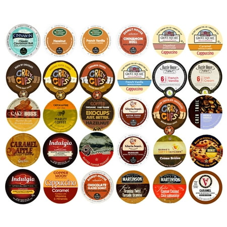 Flavored Coffee Single Serve Cups for Keurig K Cup Brewers Variety Pack ...