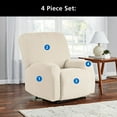 Free Shipping! Mainstays Boucle Stretch-to-Fit Fabric Recliner ...