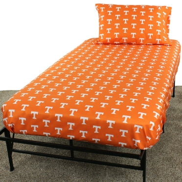 LSU Tigers 100% cotton, 4 piece sheet set - flat sheet, fitted sheet, 2 ...