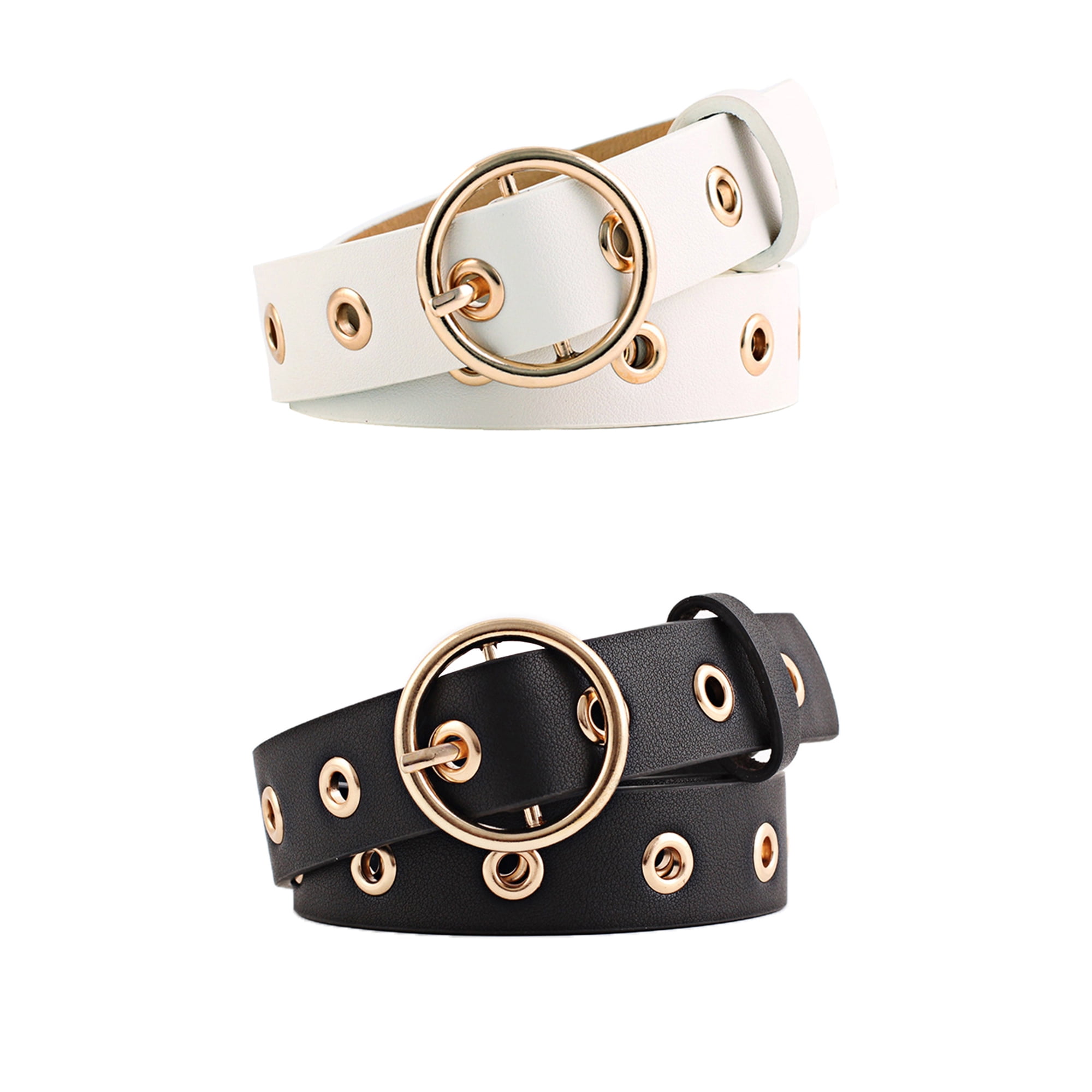 Click here for Inspire Chic Unique Bargains Womens Grommet Belt F... prices