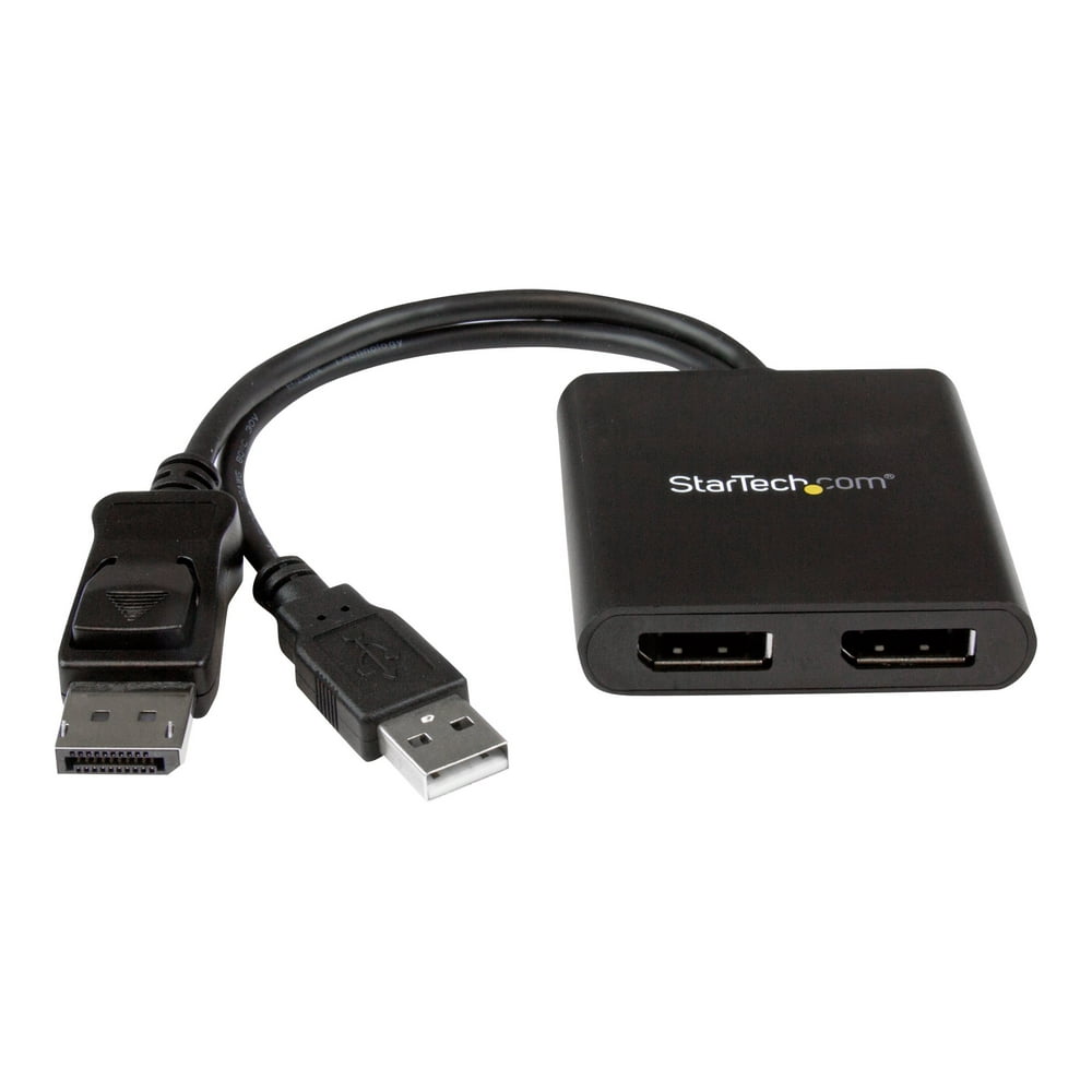 StarTech DisplayPort to DisplayPort Multi-Monitor Splitter w/ 2-Port ... StarTech DisplayPort to DisplayPort Multi-Monitor Splitter w/ 2-Port ...