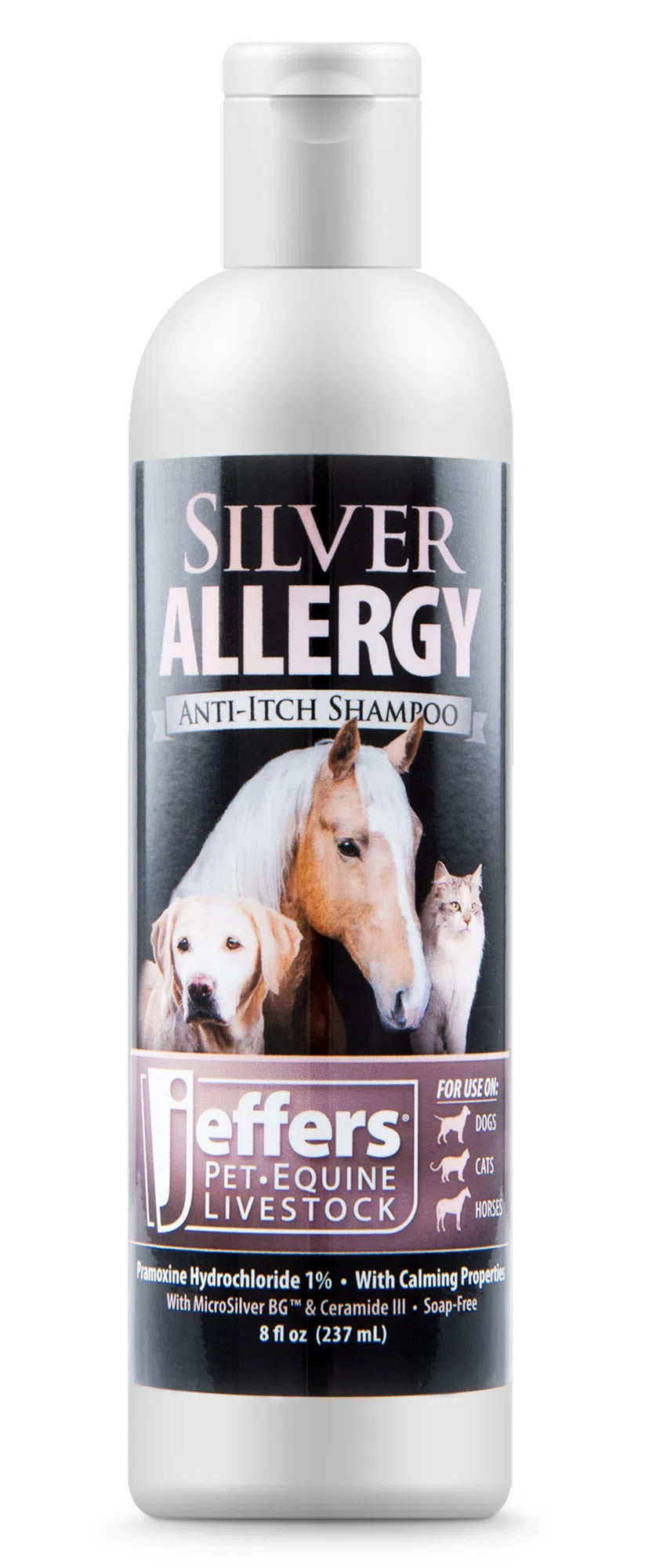 8 oz Jeffers Silver Allergy Shampoo - Walmart.com