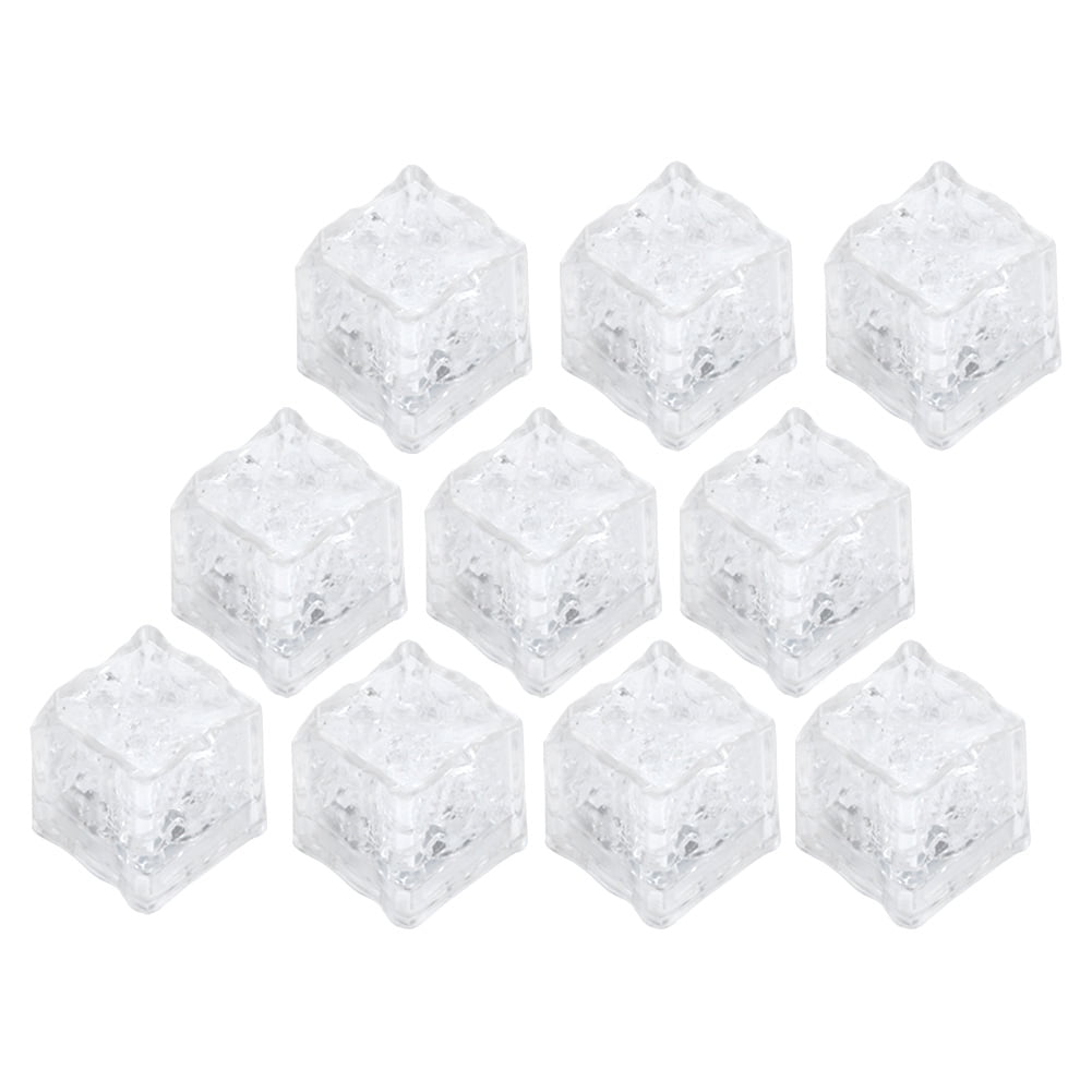 LED Ice Cubes, Colorful Ice Trays Flashing Ice Cubes, For Drinks Home ...