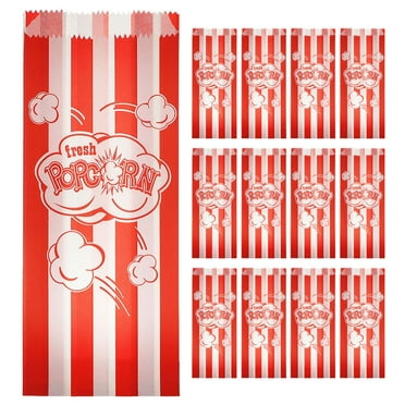 Reusable Plastic Popcorn Buckets 7.25 in Empty Containers for Home ...