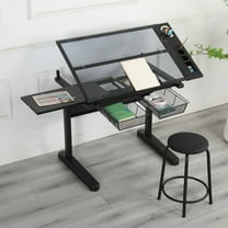INTSUPERMAI Drawing Station Adjustable Drafting Table Tattoo Stencil ...