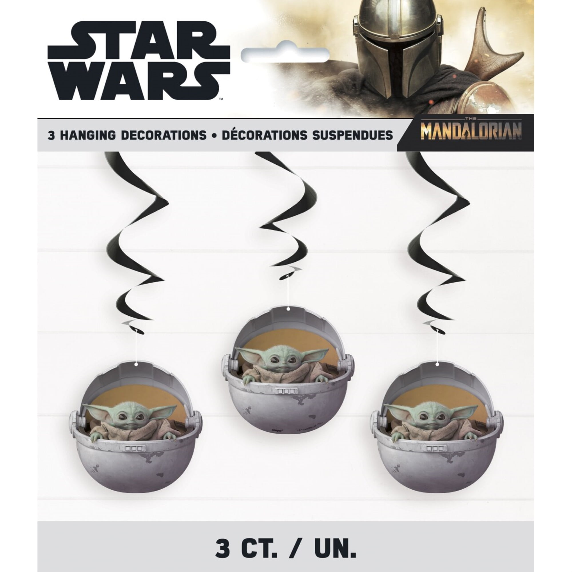 Star Wars The Mandalorian Hanging Decorations (3 Pieces) - Walmart.com