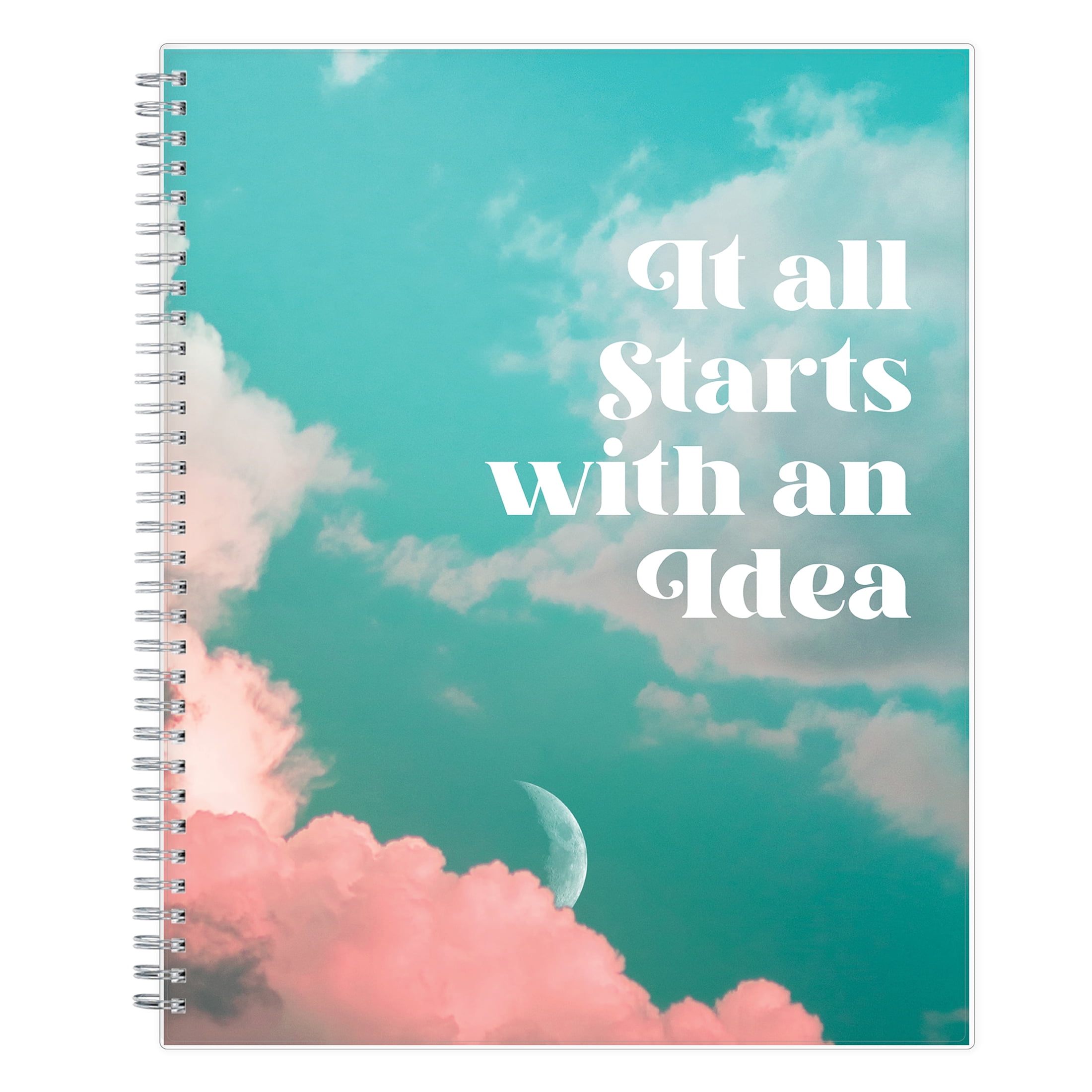 Notebook, 8.5x11, Good Vibes for Blue Sky, Idea Skies - Walmart.com