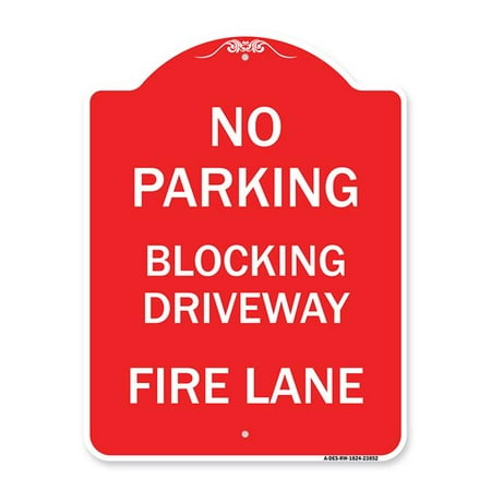 SignMission A-DES-RW-1824-23852 18 x 24 in. Designer Series Sign - No ...