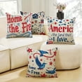 4th of July Decorations Pillow Covers 18x18 Inch Star Letter Print ...