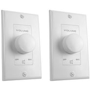 Theater Solutions OVCDW Outdoor Volume Controls White Weatherproof 2 ...